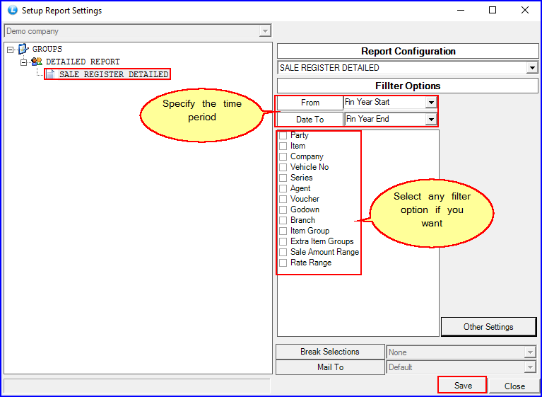 LOGIC Report Mailer Help File