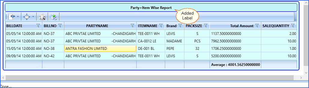 Design Dashboard > DB-Design > Label