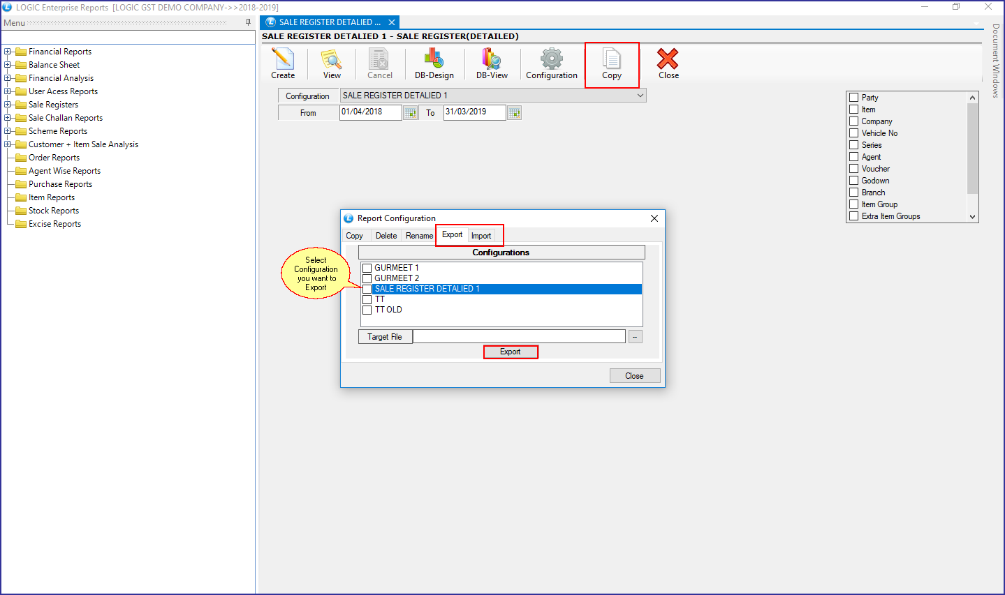 Export Import Configuration In Reports Blog